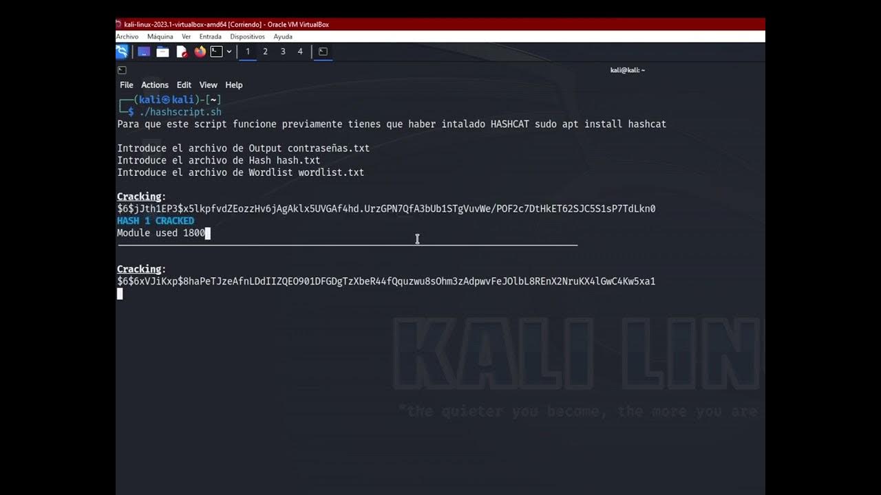 Script To Find Hashes On Linux Youtube