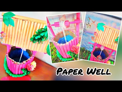 DIY | Water Well with Waste Paper | Craft Home Decorative Idea ...