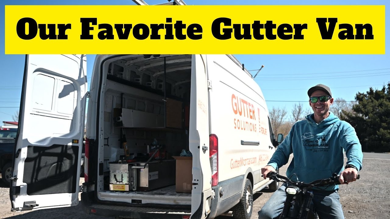 Our Converted Rain Gutter Van | Ford Transit - YouTube