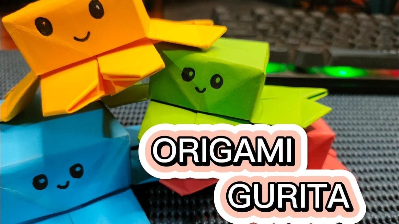 Membuat Gurita lucu dari Origami - YouTube