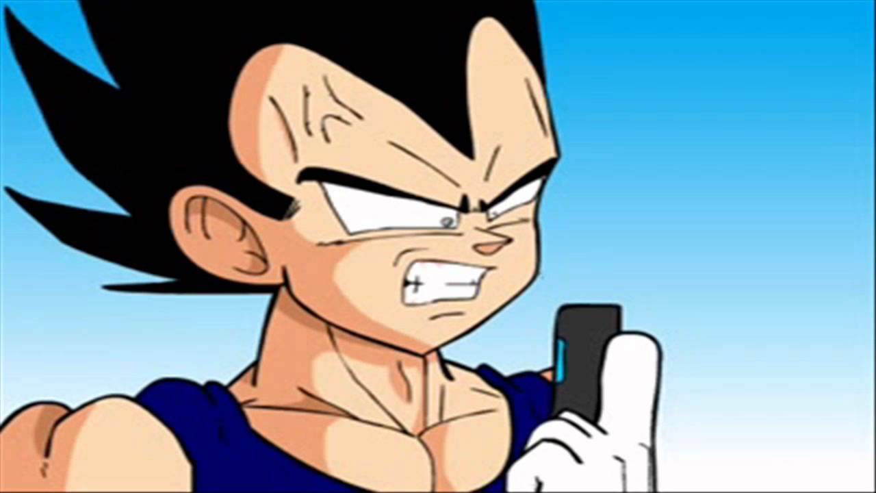 DBZ - Vegeta gets a Phone Call.. (Part 1/2) - YouTube