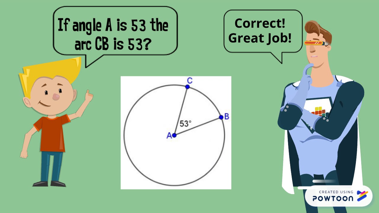 Central vs Inscribed Angles 2 - YouTube