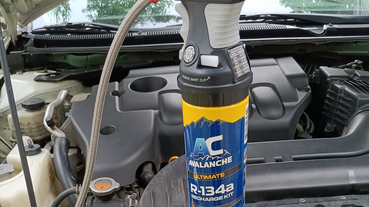 how to recharge your cars ac system in 5 easy minutes#automobile # ...