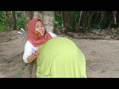 Drama parodi..!! Makan rambutan dibawah Pohan perut mama jadi gendut