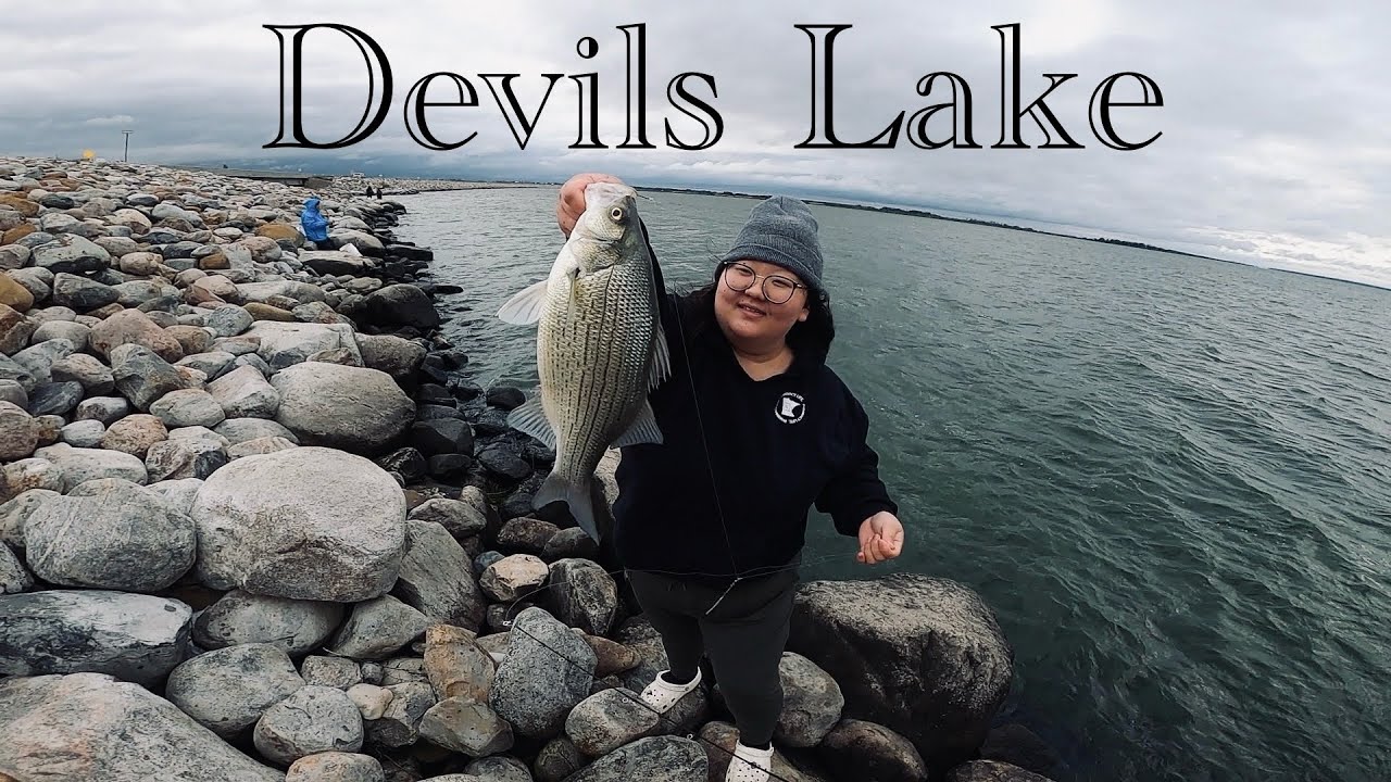 Fishing Devils Lake, ND In The Fall. Fish Are Biting HWY 19!!! - YouTube