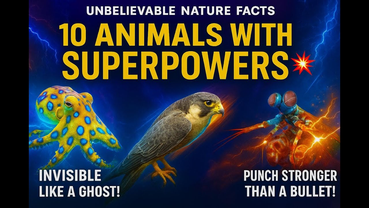 10 Animals With Real-Life Superpowers You Won’t Believe Exist! - YouTube