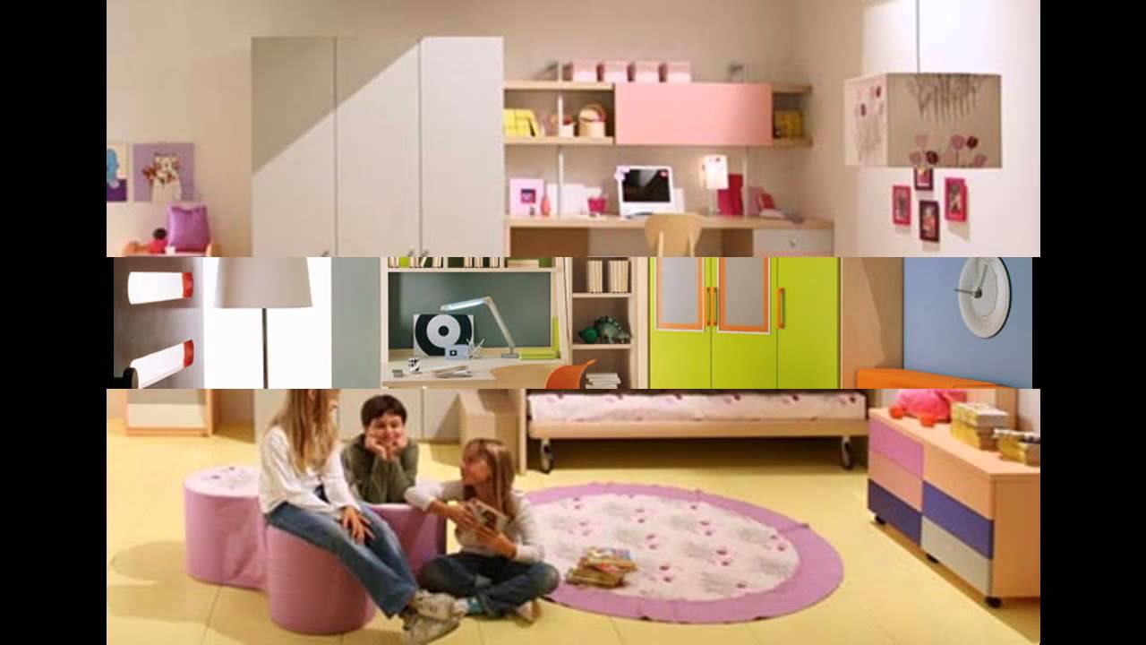 Cool Kids room interior design - YouTube