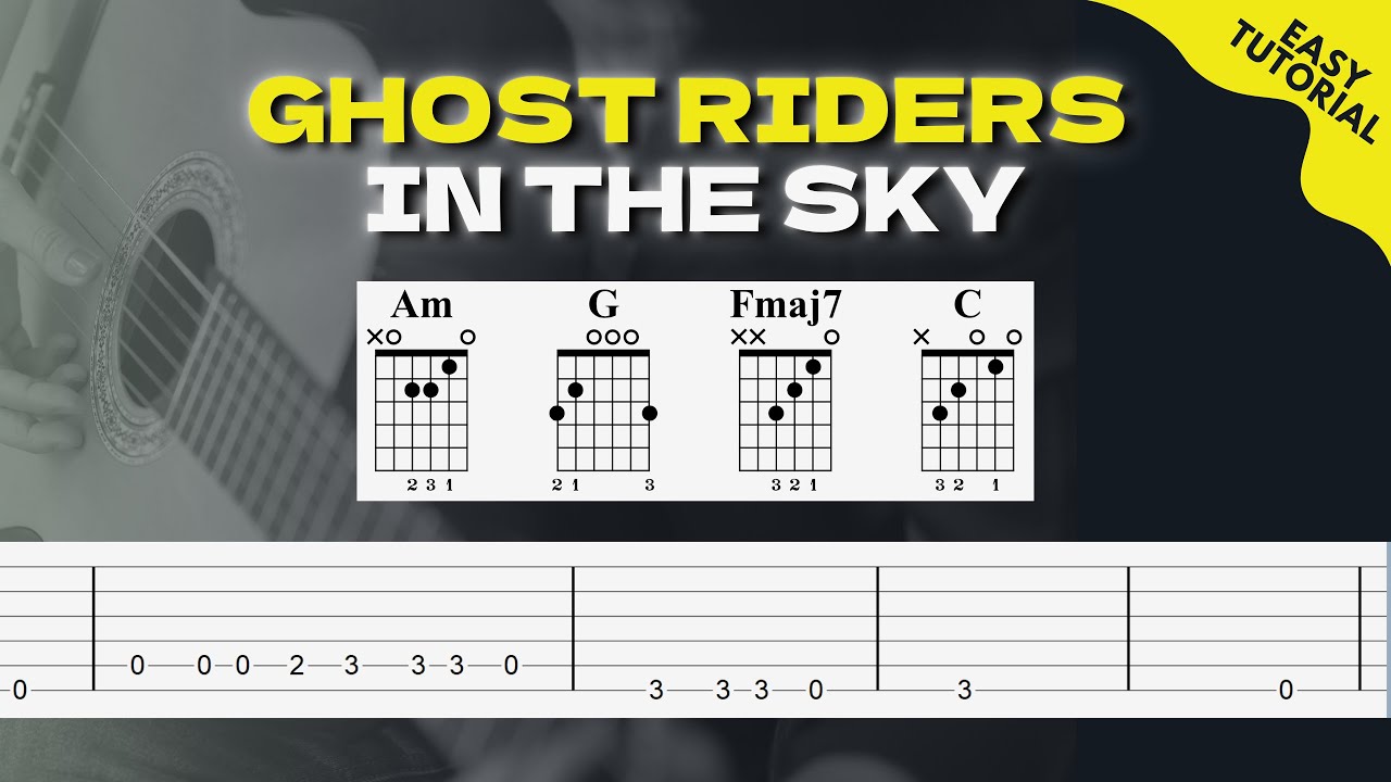 Learn to Play 'Ghost Riders in the Sky' - Easy Guitar Tabs & Chords Tutorial - YouTube
