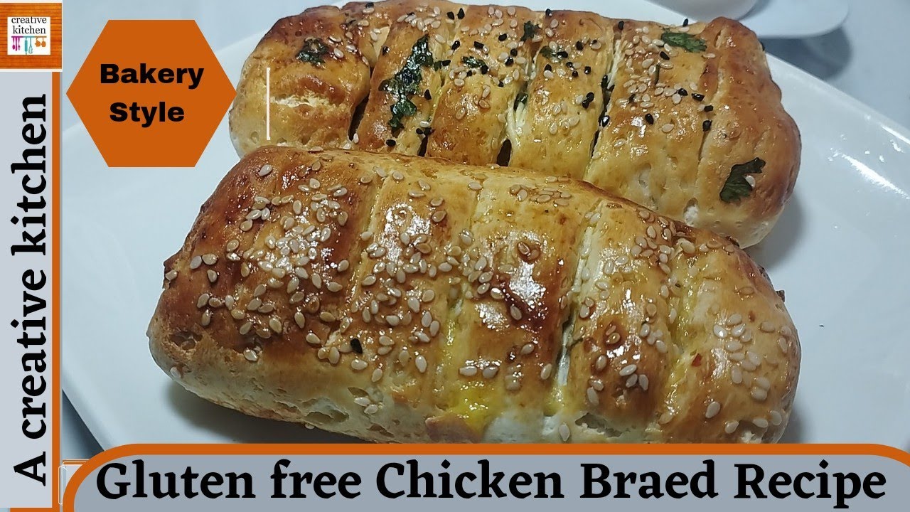 Gluten Free Bakery Style Chicken Stuffed Chicken Bread Recipe||Chicken ...