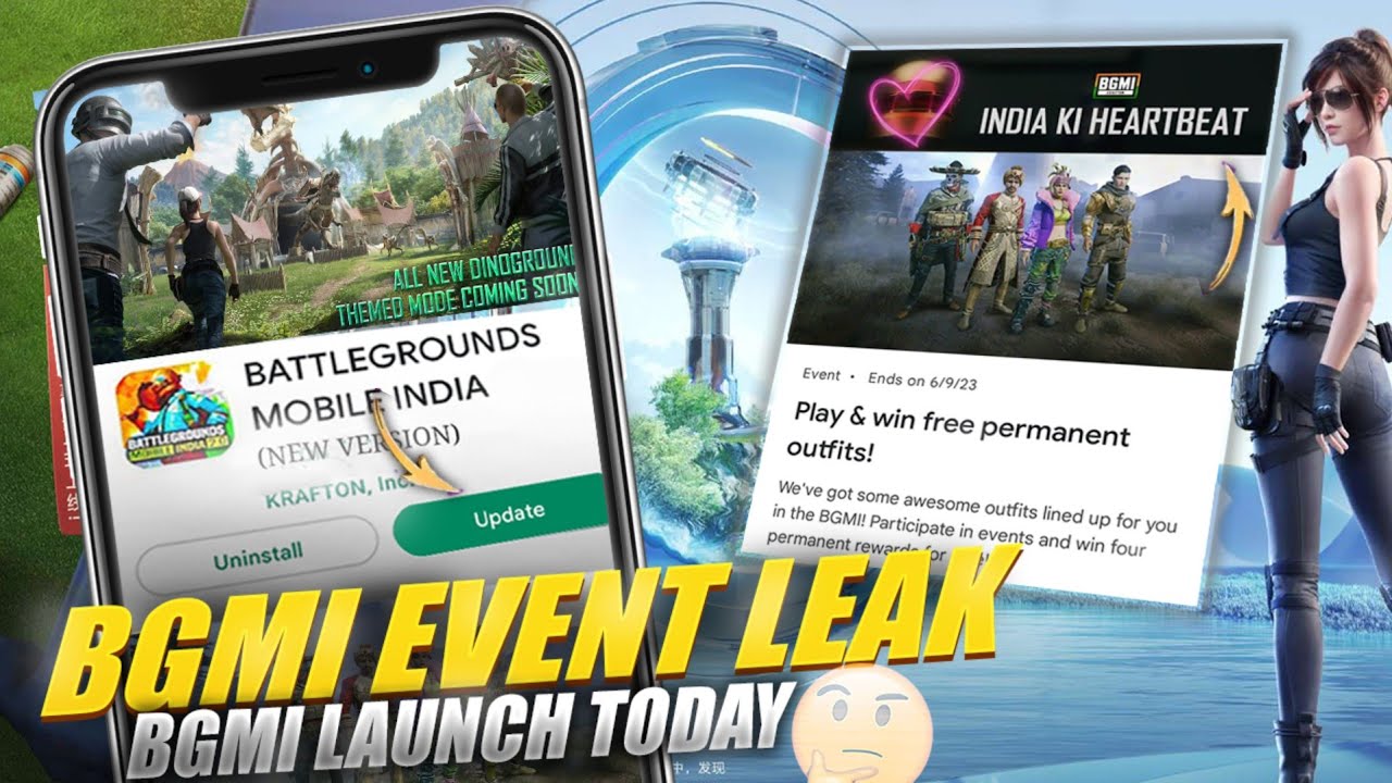 BGMI Re-Launch Event Leak 🤯 | BGMI launch Today !? | BGMI BIG Updates ...