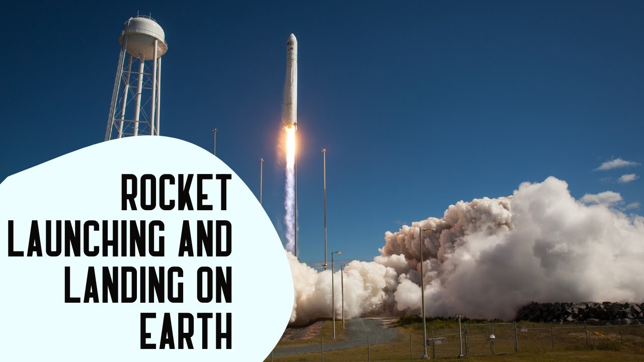 Simulated Rocket Launching And Landing of a Spaceship on Earth ...