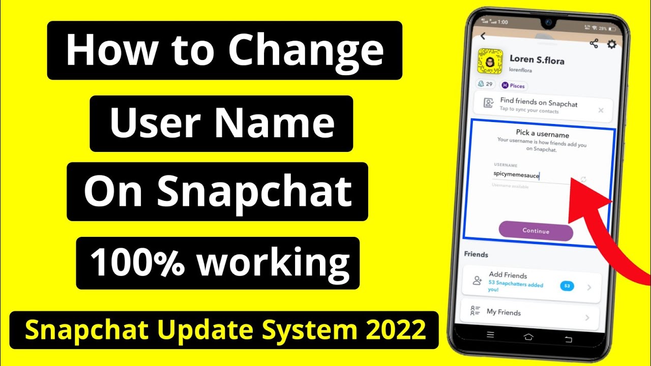 How to Change Snapchat Username 2022 | How to Change Snapchat Username ...