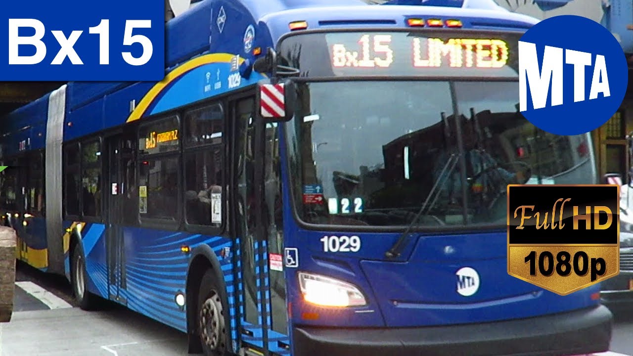MTA New York City Ride: 2018 New Flyer XN60 #1068 on route Bx15 LIMITED ...