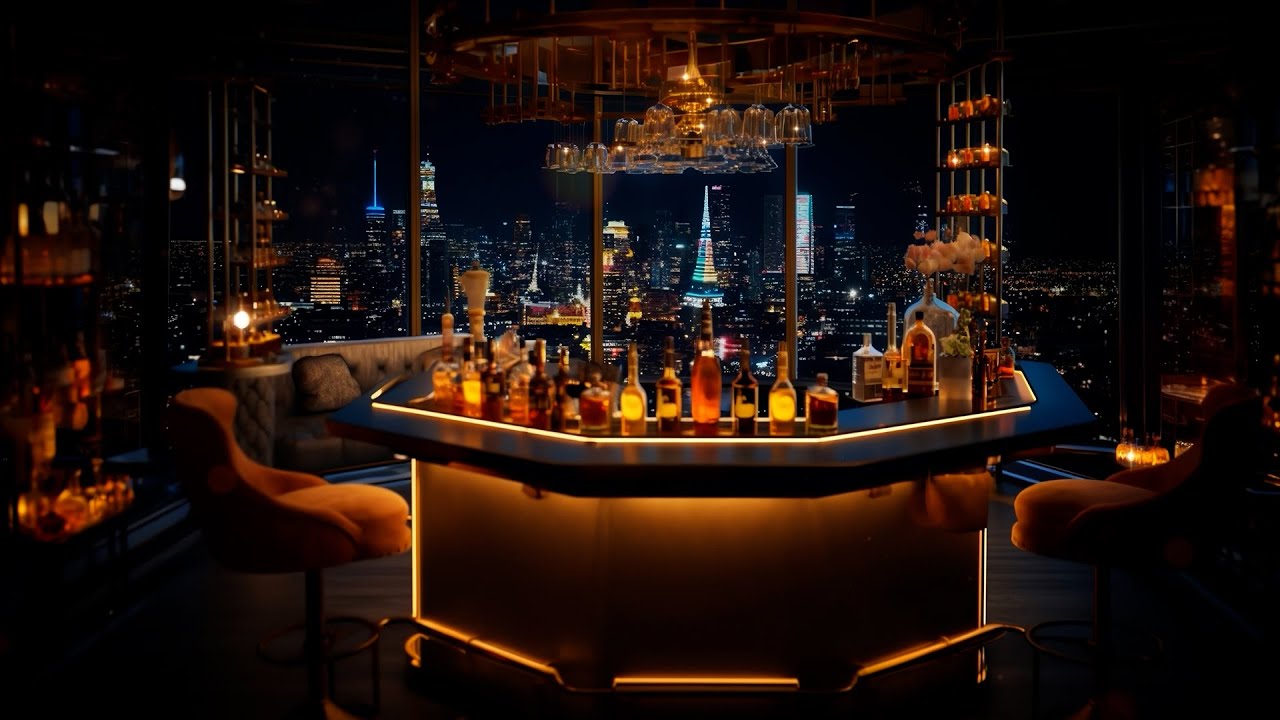 Luxury Jazz Bar & Relaxing Smooth Jazz Piano Music in Cozy Bar Ambience ...