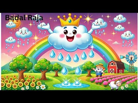Badal Raja Best Kids Song | kaka creation | kids poem | nursery rhyme ...