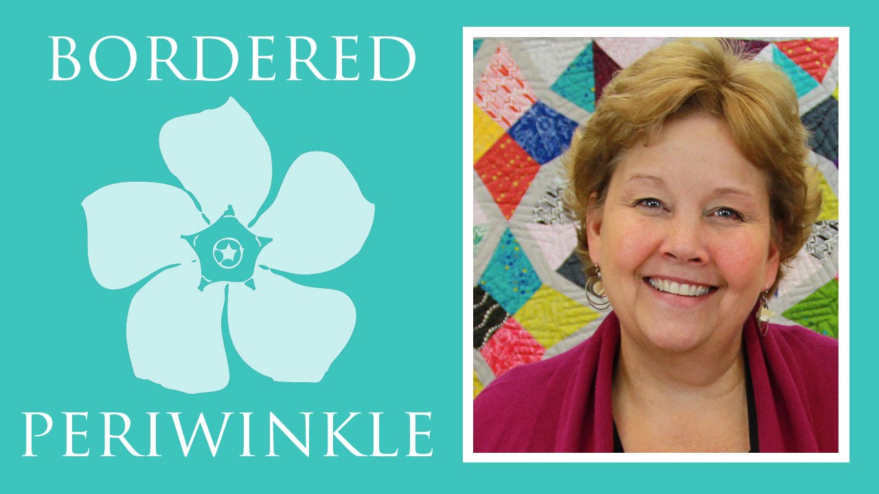 Make a Bordered Periwinkle Quilt with Jenny Doan of Missouri Star! (Video Tutorial) - YouTube