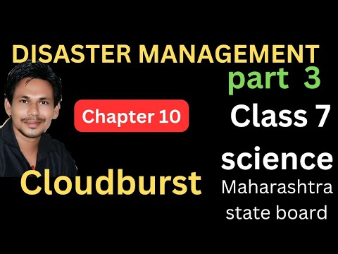 cloudburst class 7 science chapter 10 disaster management||class 7 ...