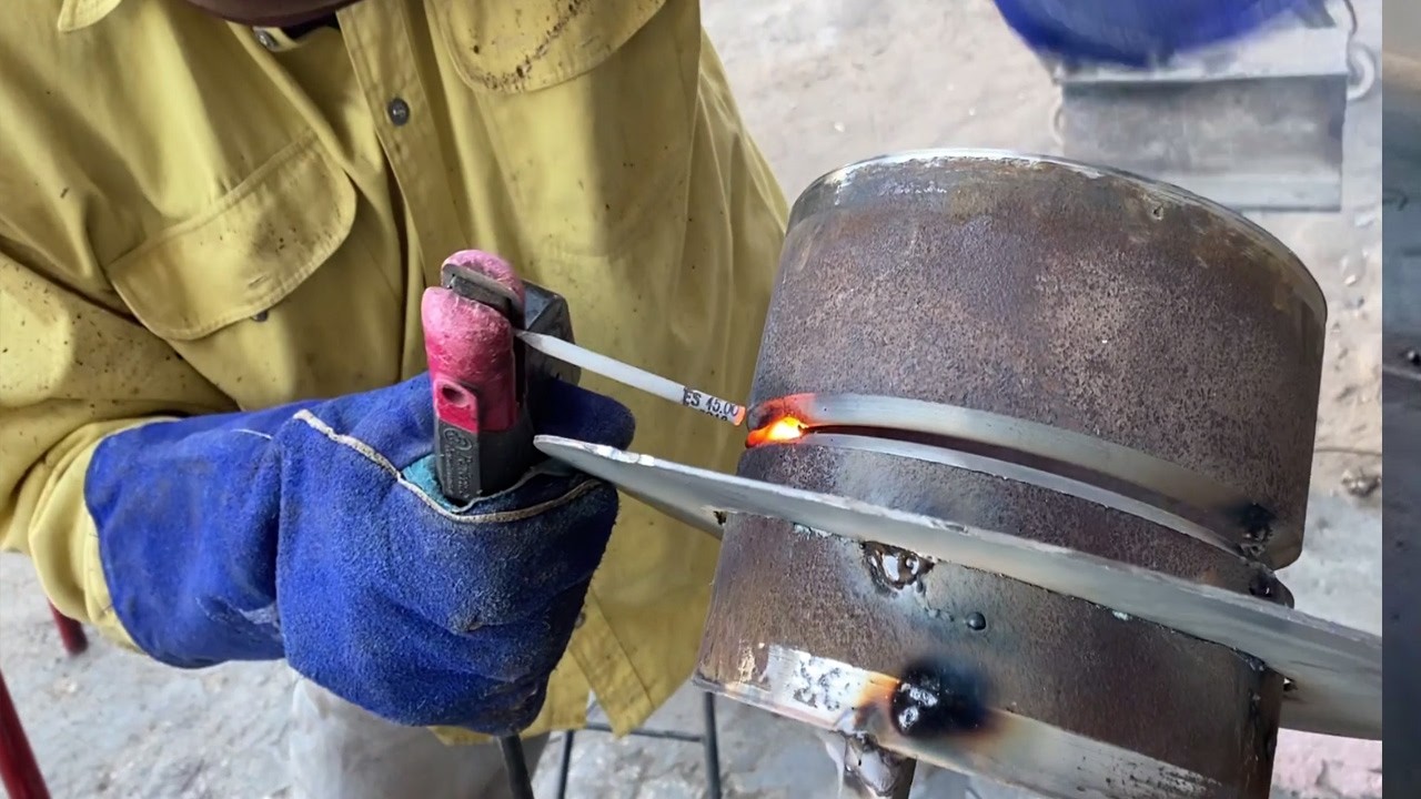 An old method for testing welding from the seventies and no one told us ...