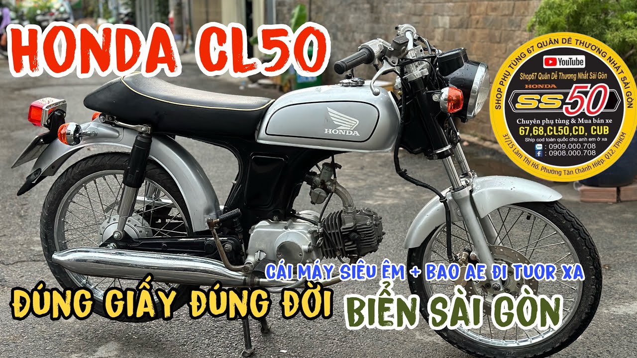 Honda CL50. Biển số Sài Gòn đúng đời đúng giấy CL50 …. Cái máy anphal ...