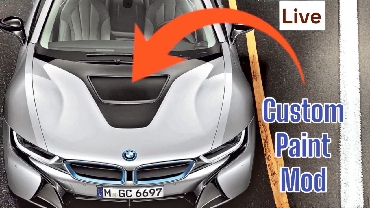 Transforming a BMW i8 with Custom Paint: Live with Time Warp - YouTube