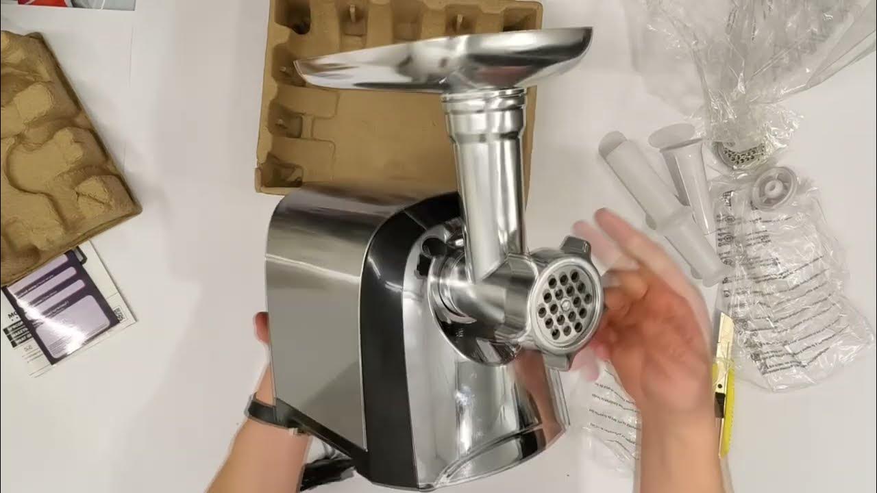 Відео огляд: М'ясорубка Magio MG-269, 2400 W, м'ясорубка електрична метал, м'ясорубка з ...