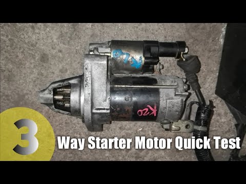 How to Check starter motor(Quick Test) - YouTube
