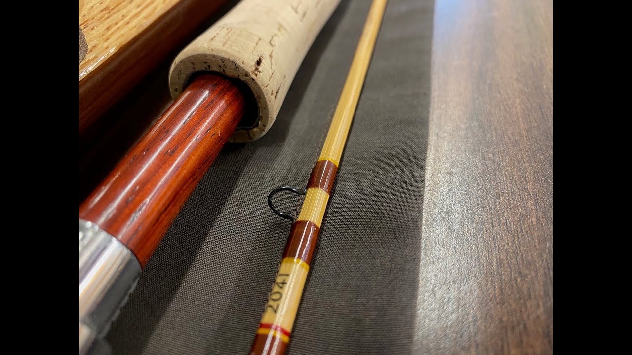 Hidden reel foot relief for bamboo fly rods - YouTube