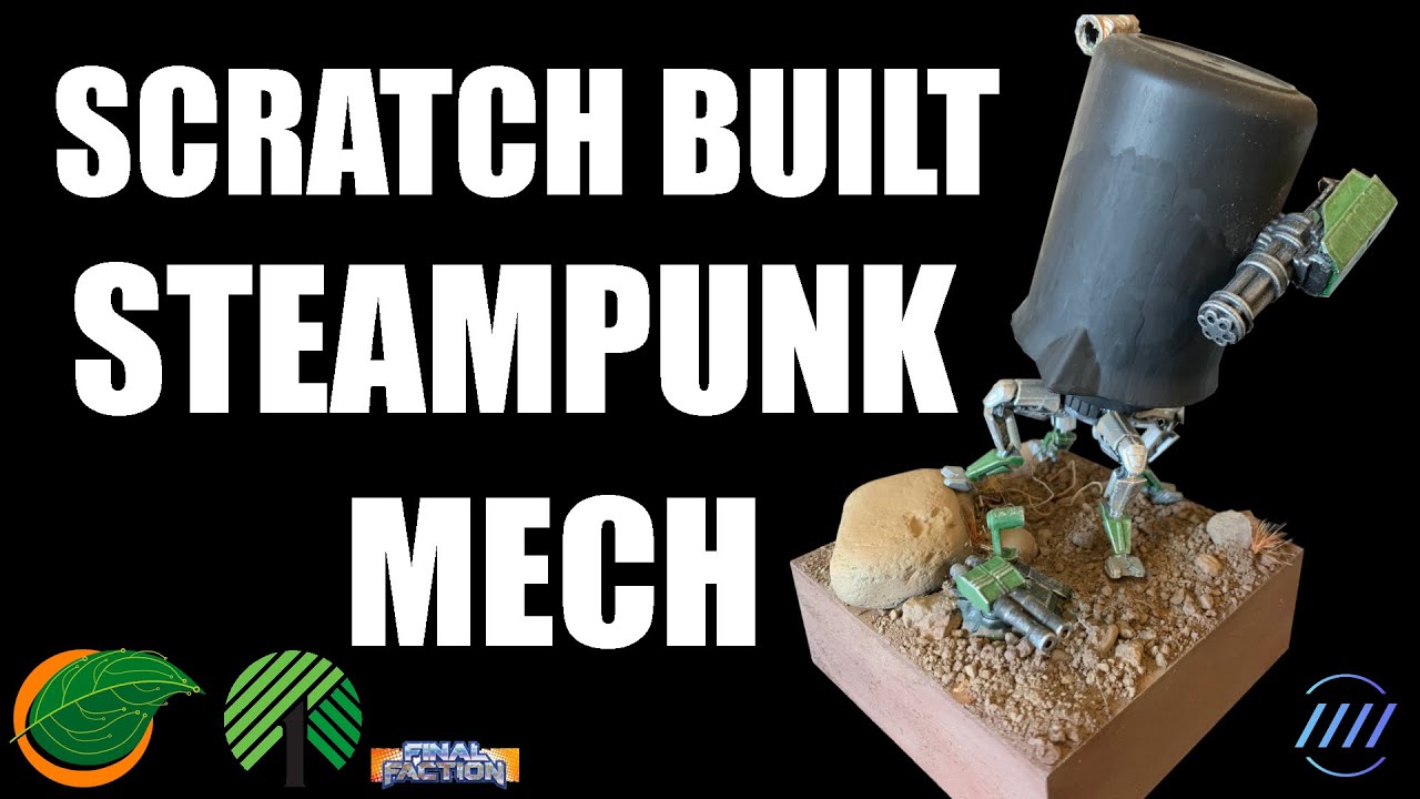 Steampunk Mech Diorama Scratch Built Models! - YouTube