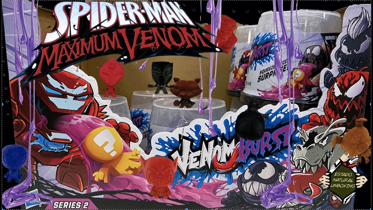 Nuevas Venom Burst Serie 2 Figuras de Spider-Man Maximum Venom Video ...