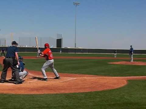Chase Weems RBI Single for the Cincinnati Reds - YouTube