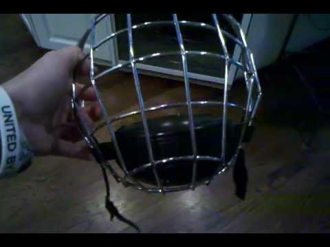 NEW PICKUP CCM Chrome FM 480 Hockey Cage - YouTube
