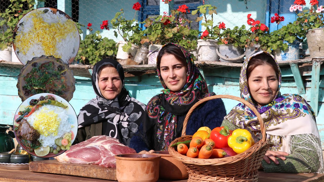 Delicious Lamb Stew With Fresh Veggies Which Call's Chelo Goosht ...