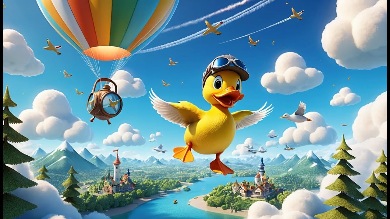 Ducky Flappy Wings Go Flap Flap Flap | Fun Duck Song for Kids | Toddler ...