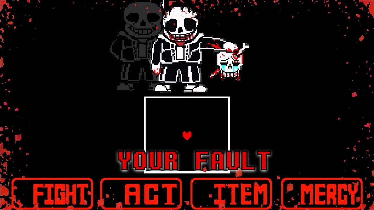 Insanity Sans (Full Fight) - YouTube