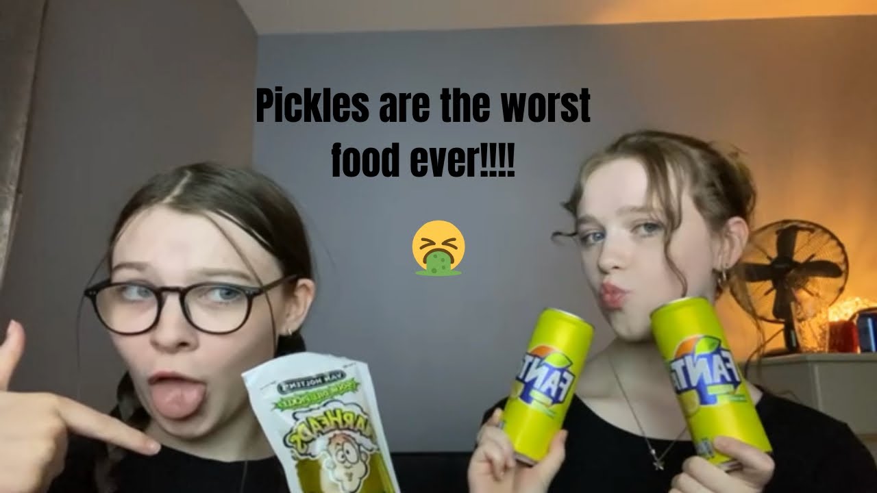Try not to burp challenge p2 + trying Pickels (Most traumatising thing ...