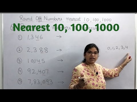 Round Off Numbers to the nearest 10, 100, 1000 || How to Round Off ...