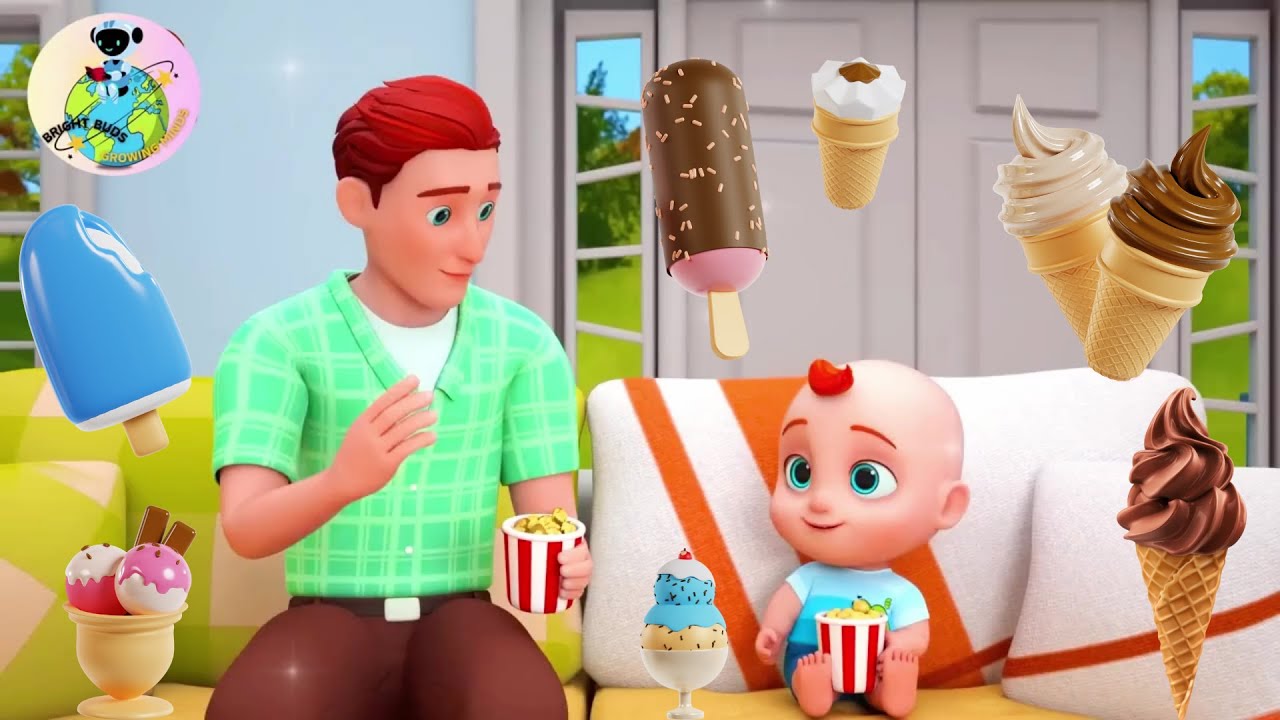 Daddy Song | My Daddy Is Great | Bright Buds Nursery Rhymes & Kids ...