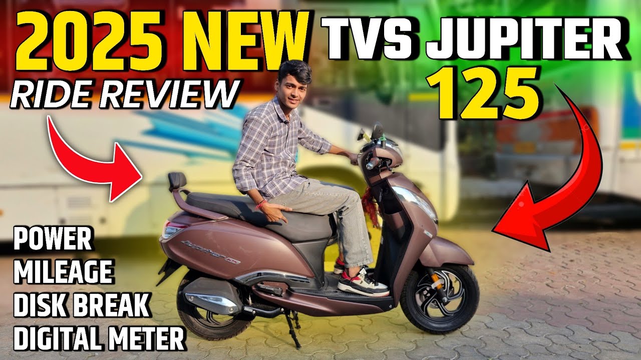 New TVS JUPITER 125 2025 Review | Mileage, Ride Review - YouTube