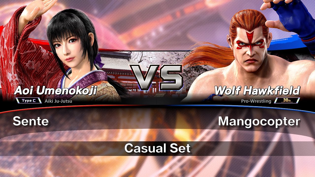 VF5 REVO Sente (Aoi) vs Mangocopter (Wolf) @ VF Combo Breaker Training ...