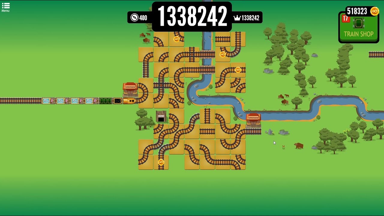 Gold Train FRVR Level 396 - 400 - YouTube