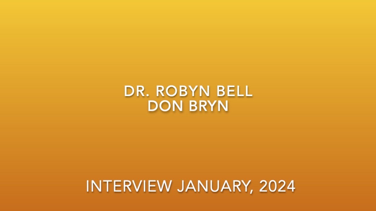 Dr. Robyn Bell Speaks with Don Bryn, author of "Now Hear This" - YouTube
