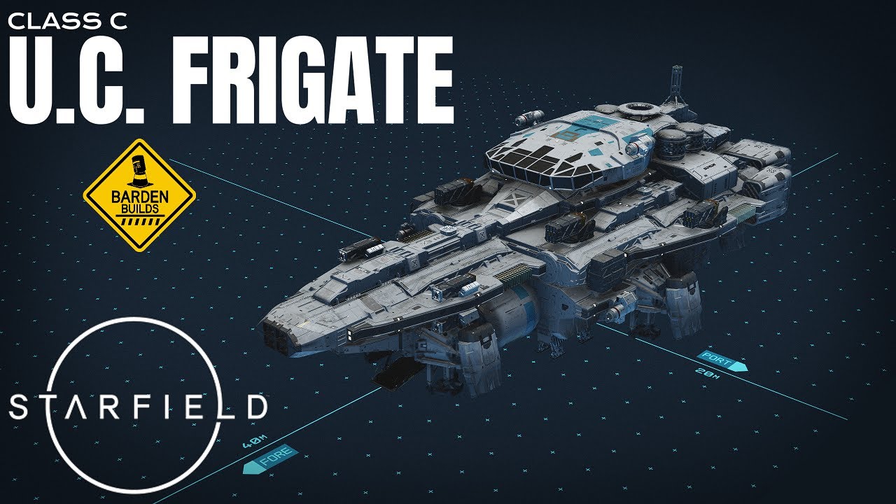 Starfield: UC Frigate (Tutorial/ No Mods) - YouTube