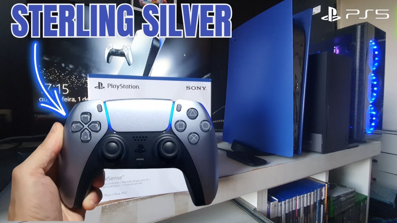 UNBOXING DUALSENSE STERLING SILVER PS5 - YouTube