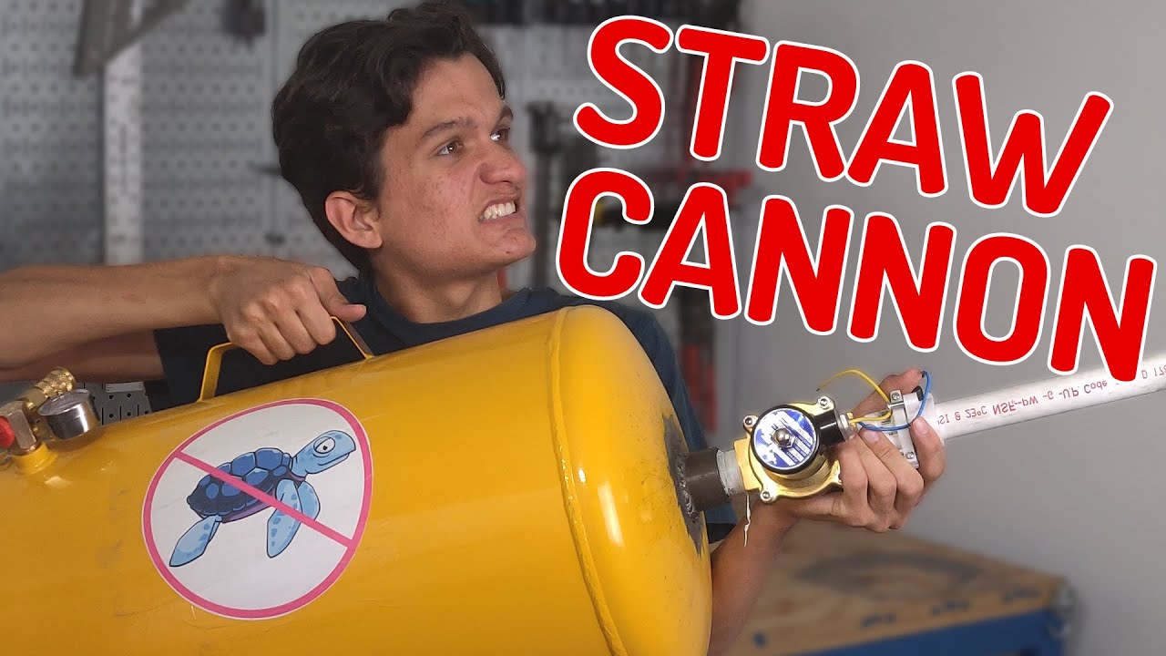 250 MPH Straw Cannon - YouTube