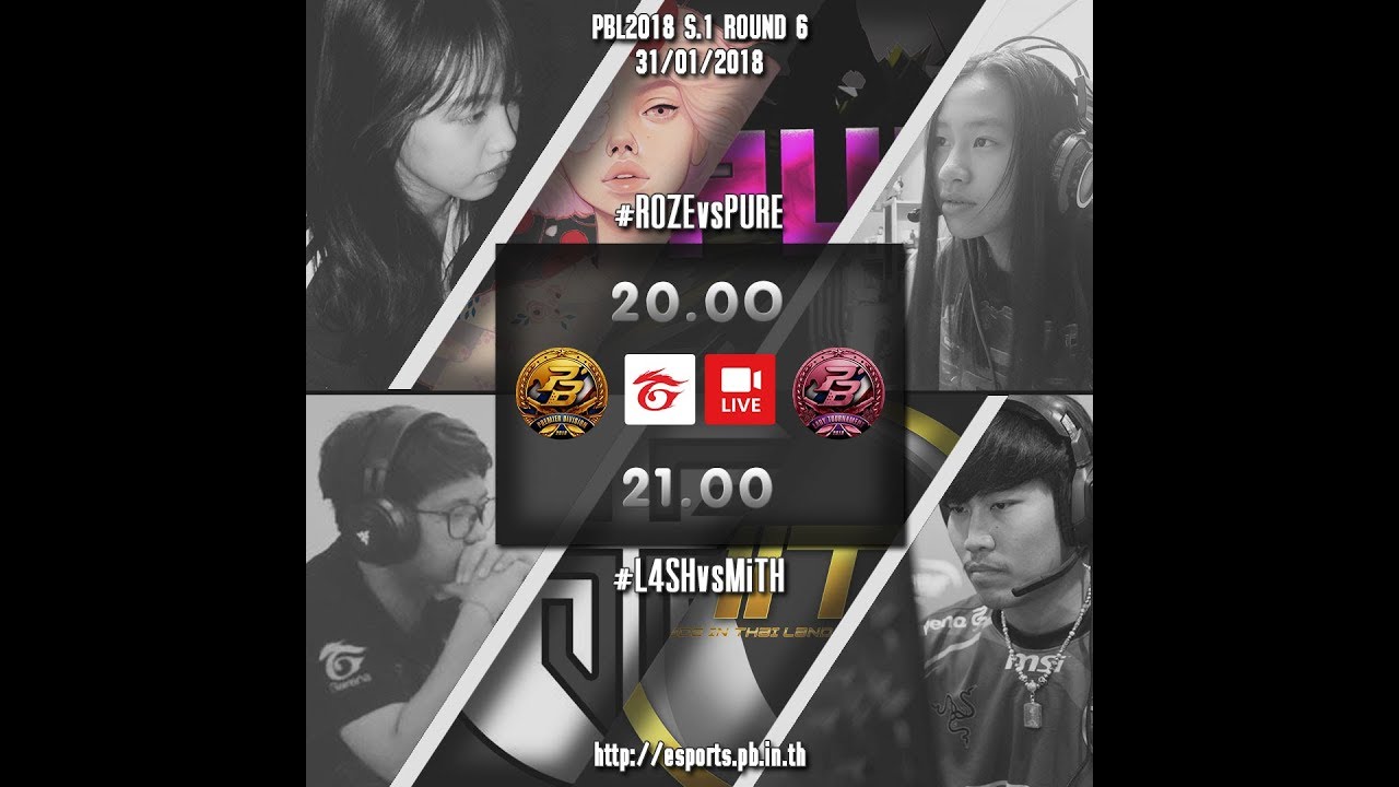 「LIVE」PBL 2018 S.1 - Round 6 @Down 31/01/2018 - YouTube