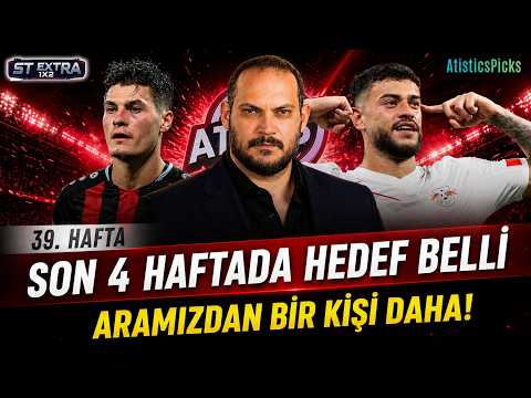 BİR ÜYEMİZ DAHA 'MEZUN' OLDU.. 39. Hafta Spor Toto Tahminleri | Atistics TV #STExtra