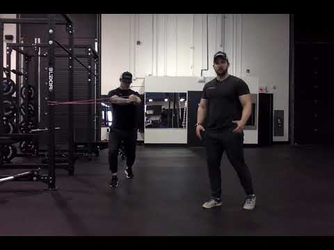 Split Stance Pallof Press w/ Rotation - YouTube