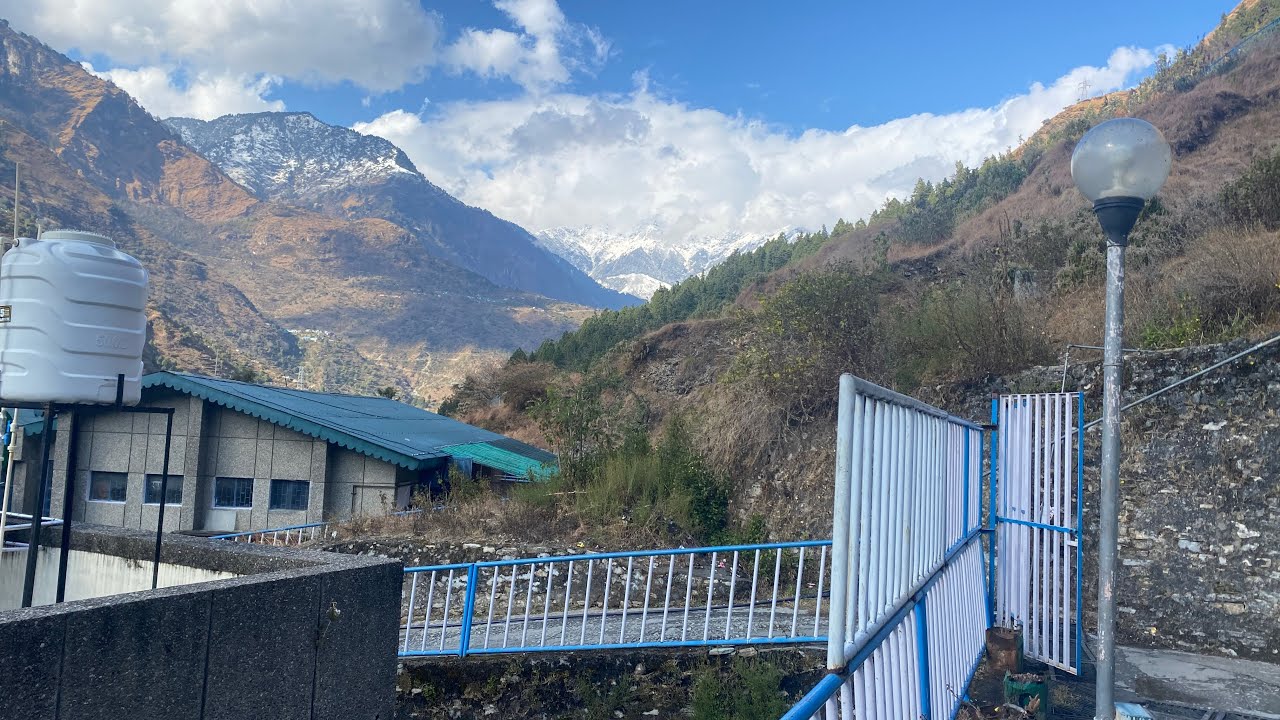 JNV PIPALKOTI , CHAMOLI JANUARY VIEW - YouTube