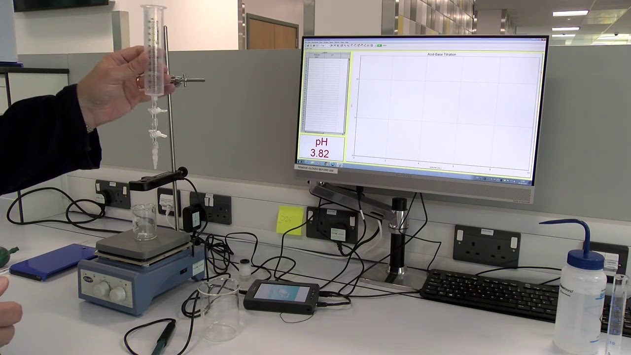 pH Titration Data Logger Setup - YouTube