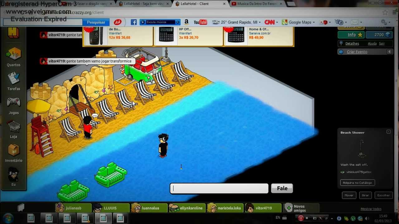 gameplay de habbo no canal - YouTube